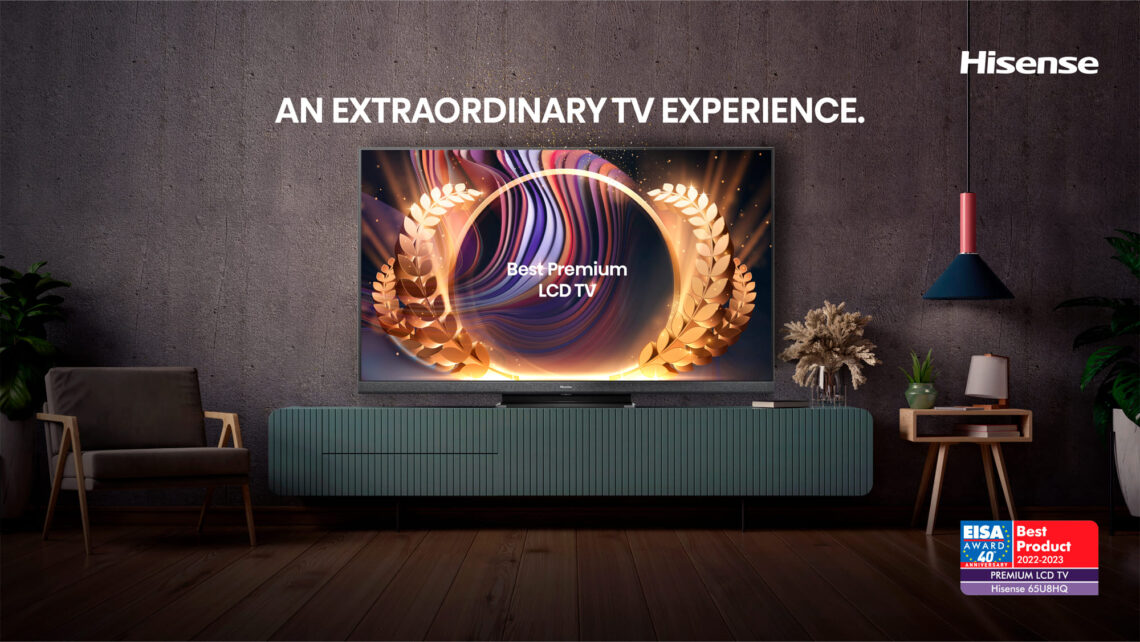 Hisense ganhou o prémio EISA de Melhor Produto 2022-2023 na categoria ...