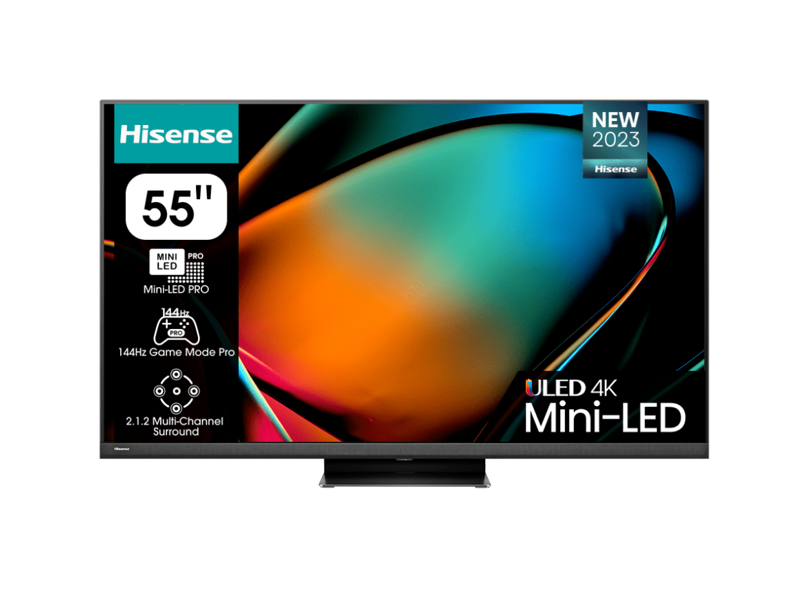 Hisense anuncia novas televisões Mini-Led 4K U8KQ: a revolução da luz