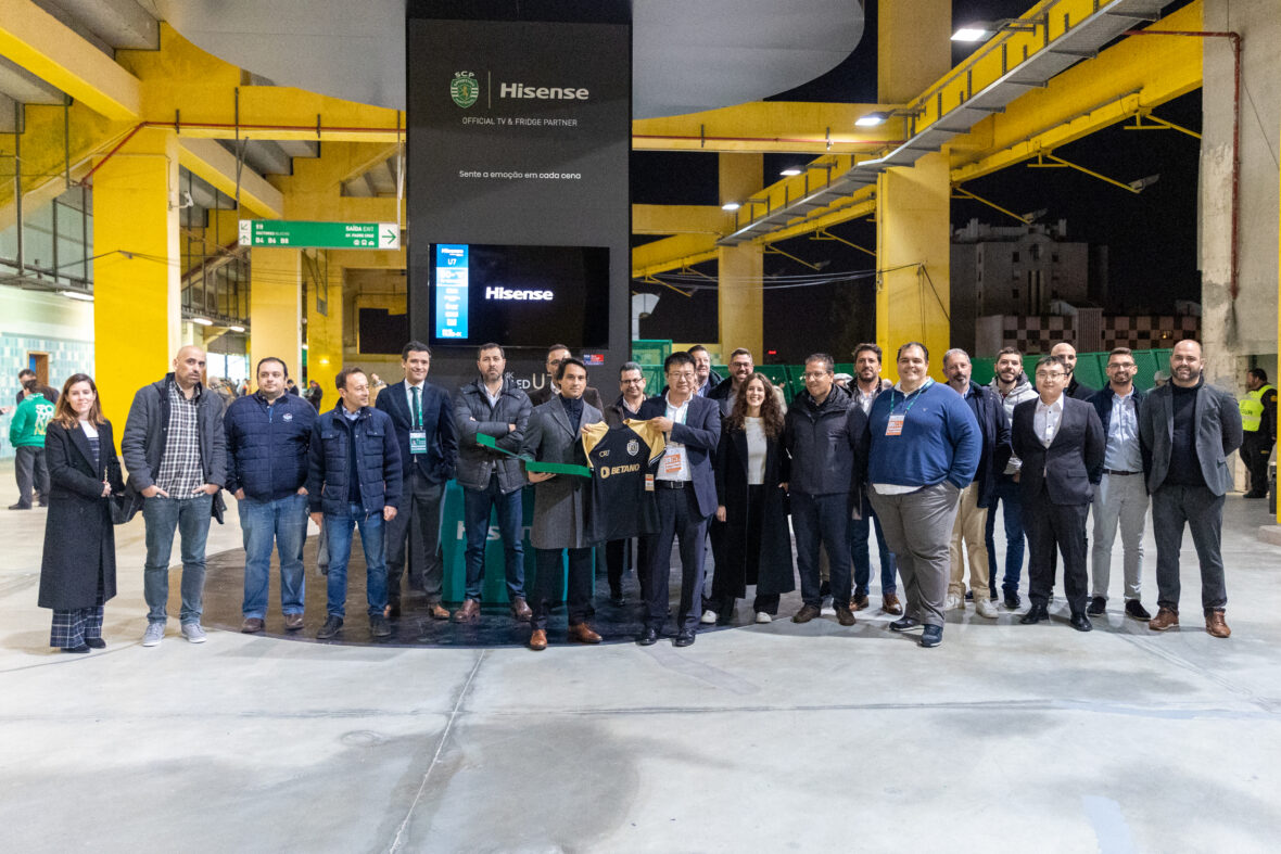 Hisense anuncia instalação de espaços de marca no Estádio José de Alvalade