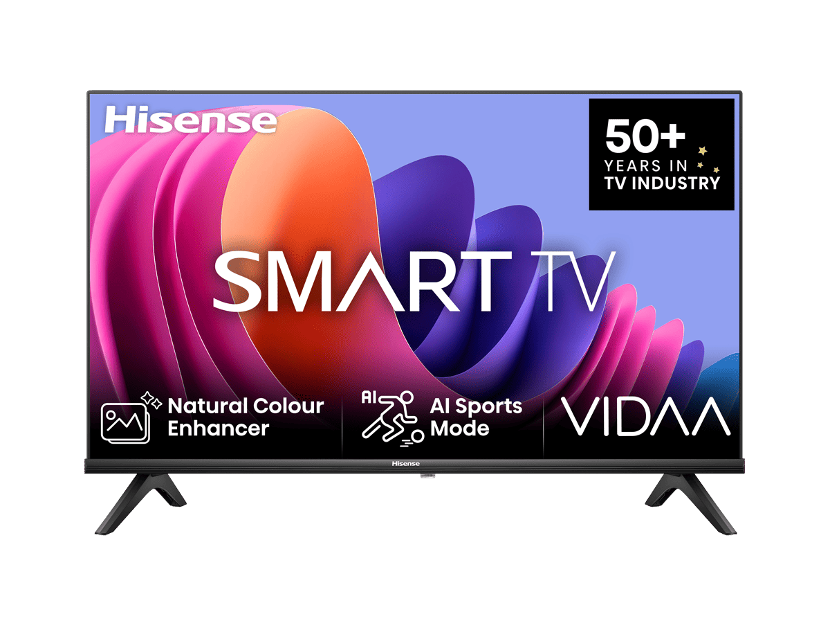 Hisense Smart TV HD 32A4N 32 polegadas, TV com Modo Jogo, DVB-T2
