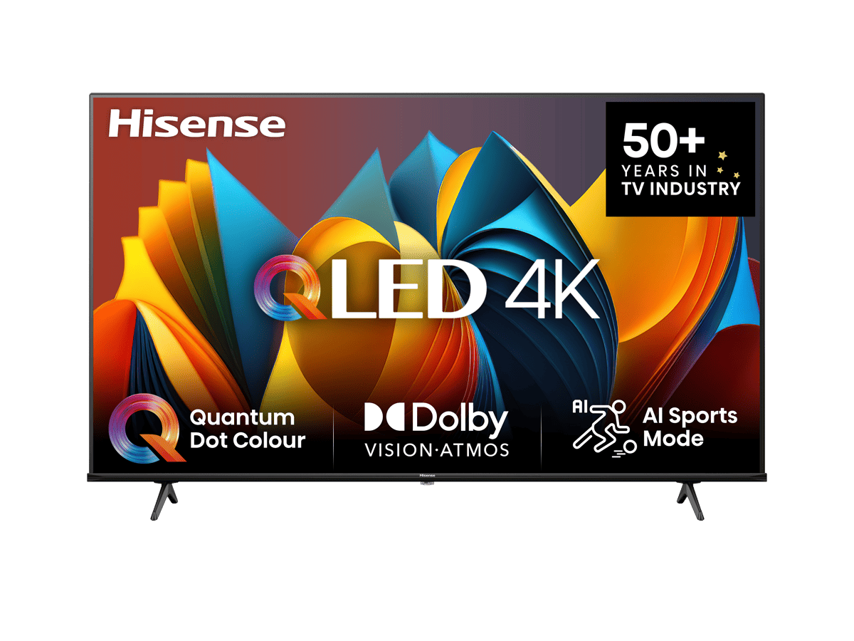 Hisense QLED TV 75E7NQ Smart TV, Quantum Dot Colour, Dolby Vision & Atmos, Alexa Built in ...