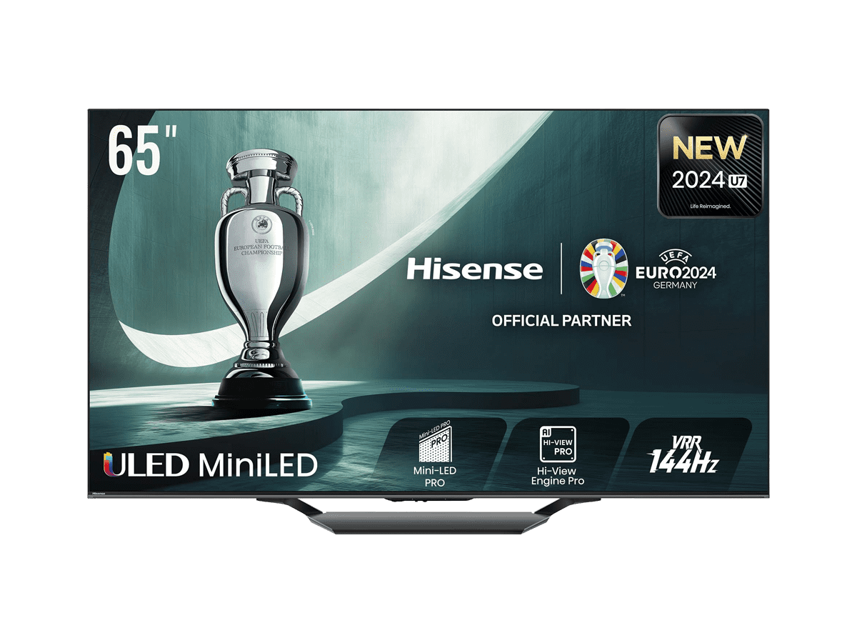 Hisense Mini-LED TV 65U7NQ, Quantum Dot Colour, Modo Jogo de 144Hz ...