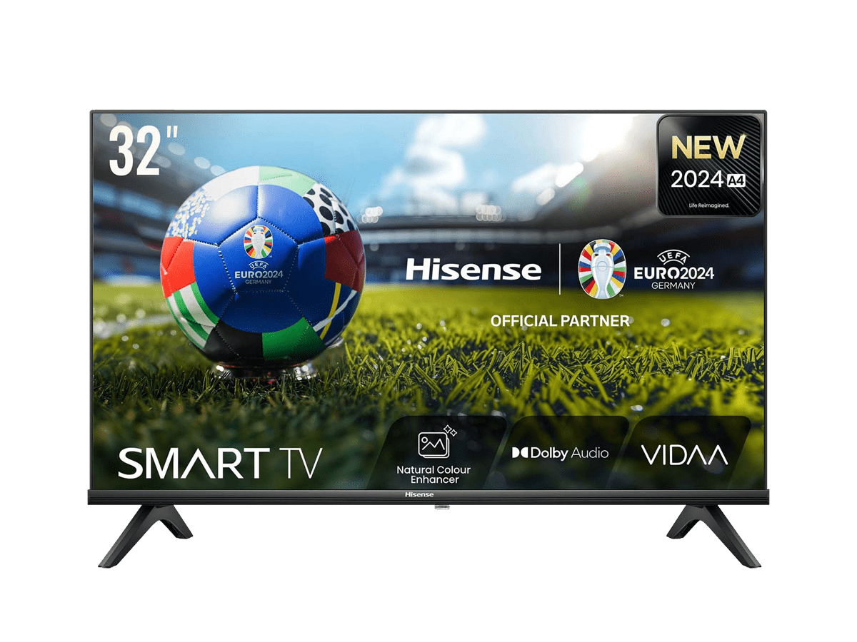 Hisense Smart TV HD 32A4N 32 polegadas, TV com Modo Jogo, DVB-T2